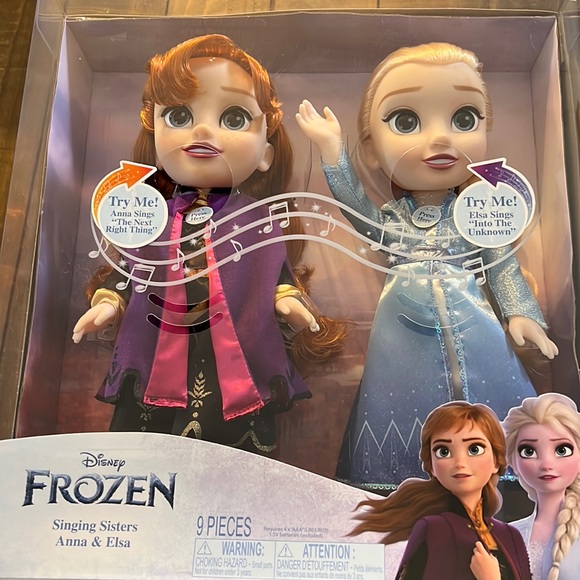 Disney | Toys | Brand New Disney Frozen Singing Sisters Anna Elsa ...